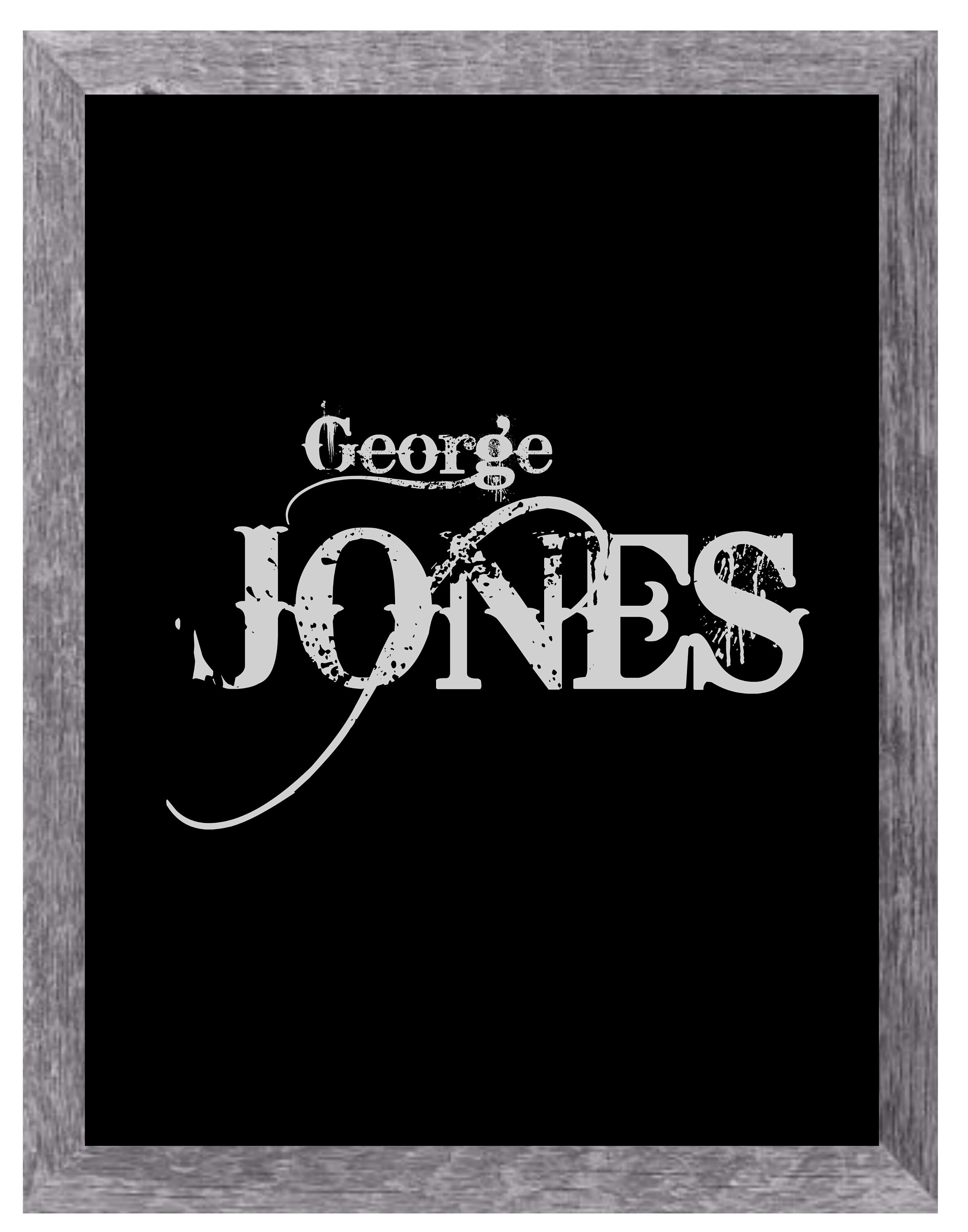 George Jones Printable, Country Music Print, George Jones Fan Art ...