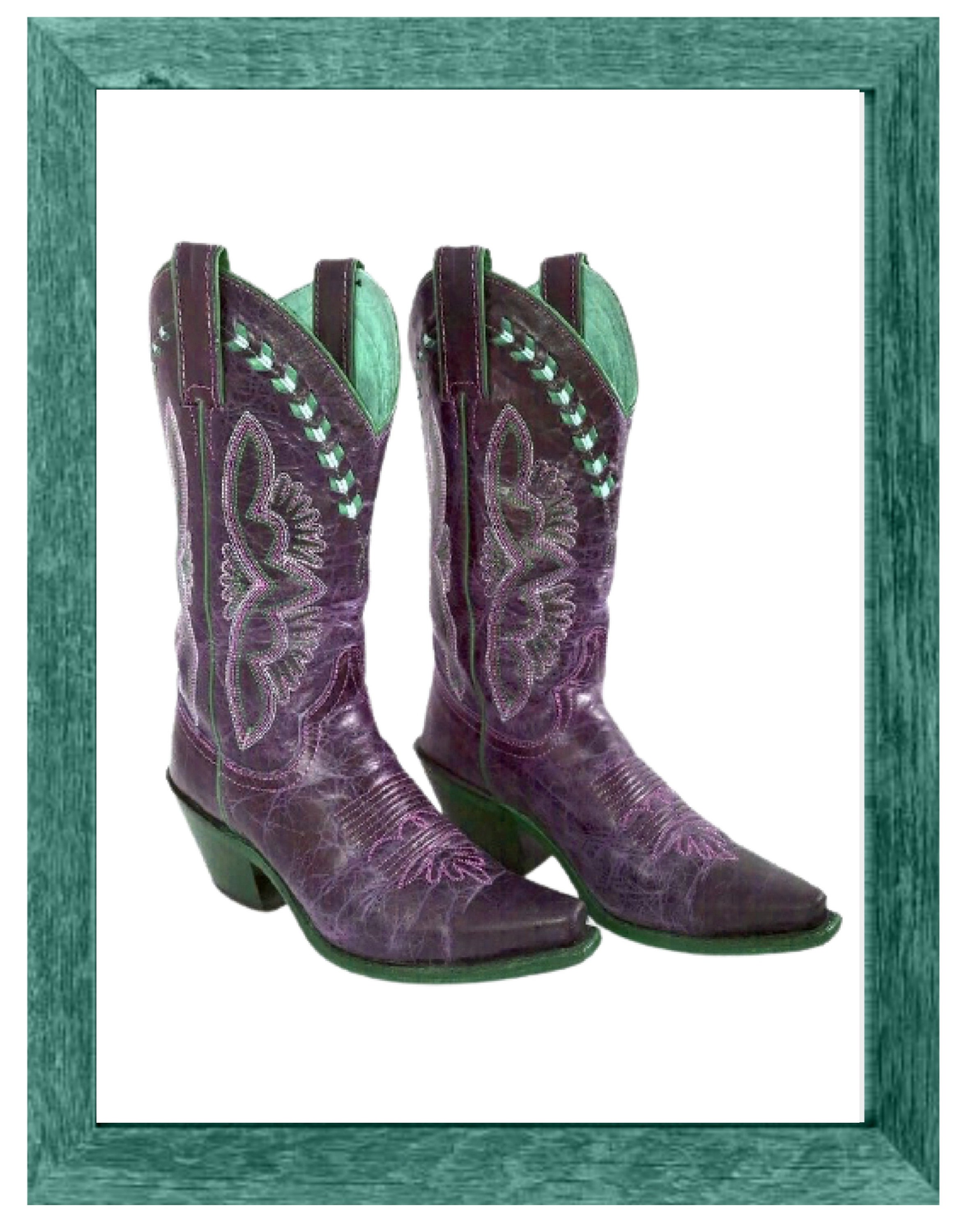 Purple Cowboy Boots Printable, Cowgirl Boots Printable, Cowboy Boots ...
