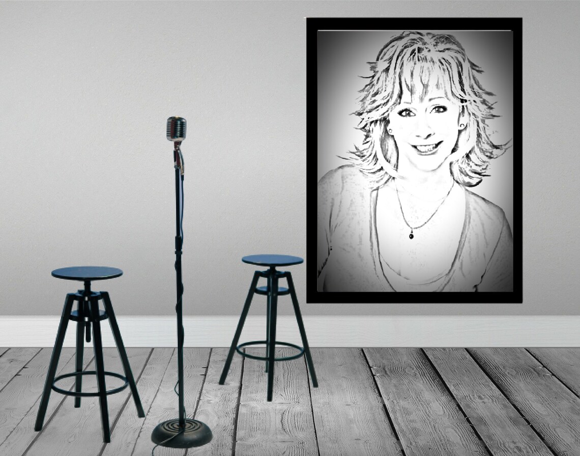 Reba Mcentire Sketch Printable, Reba Mcentire Drawing Printable ...