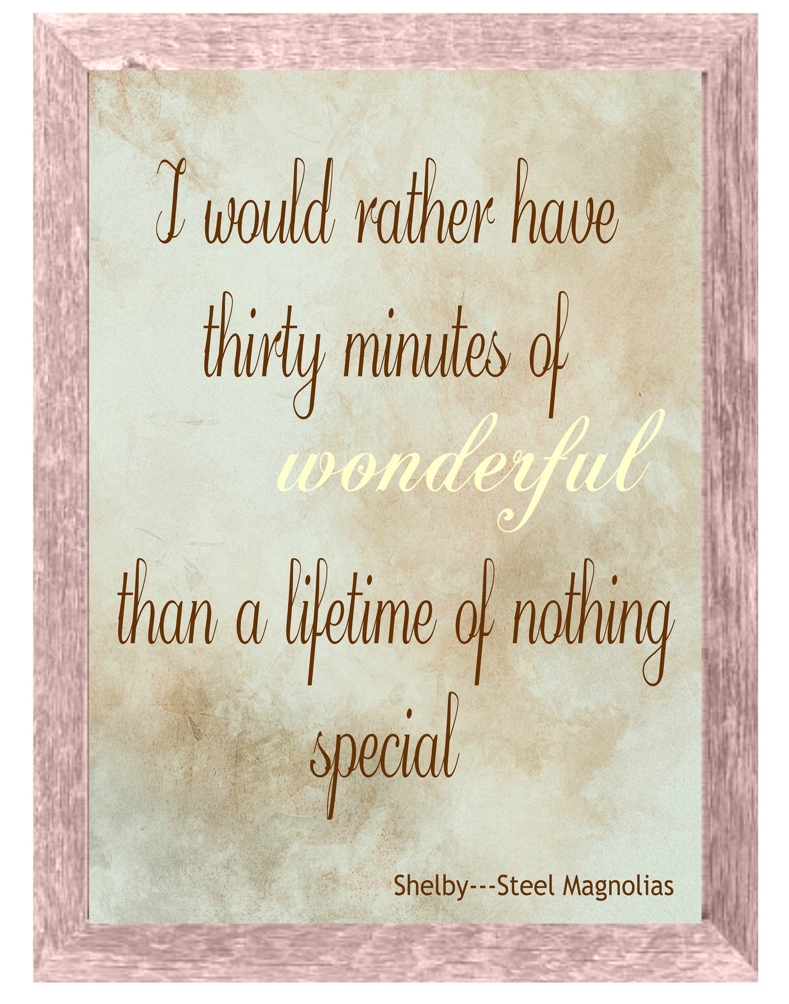 Steel Magnolias Printable Quote Movie Quote Print Salon Wall Art