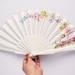 Bridal Fan / Floral Fan / Bridal Hand Fan / Wedding Hand Fan / - Etsy