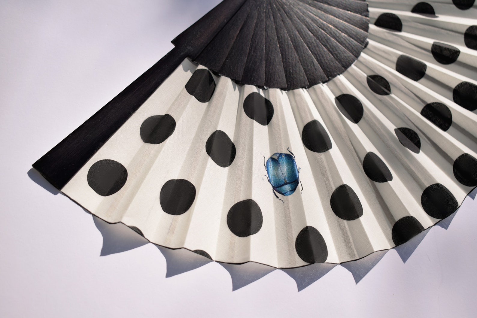 Hand Fan Print Polka Dots- Egyptian Beetle- Artisan Hand Fans - FREE ...