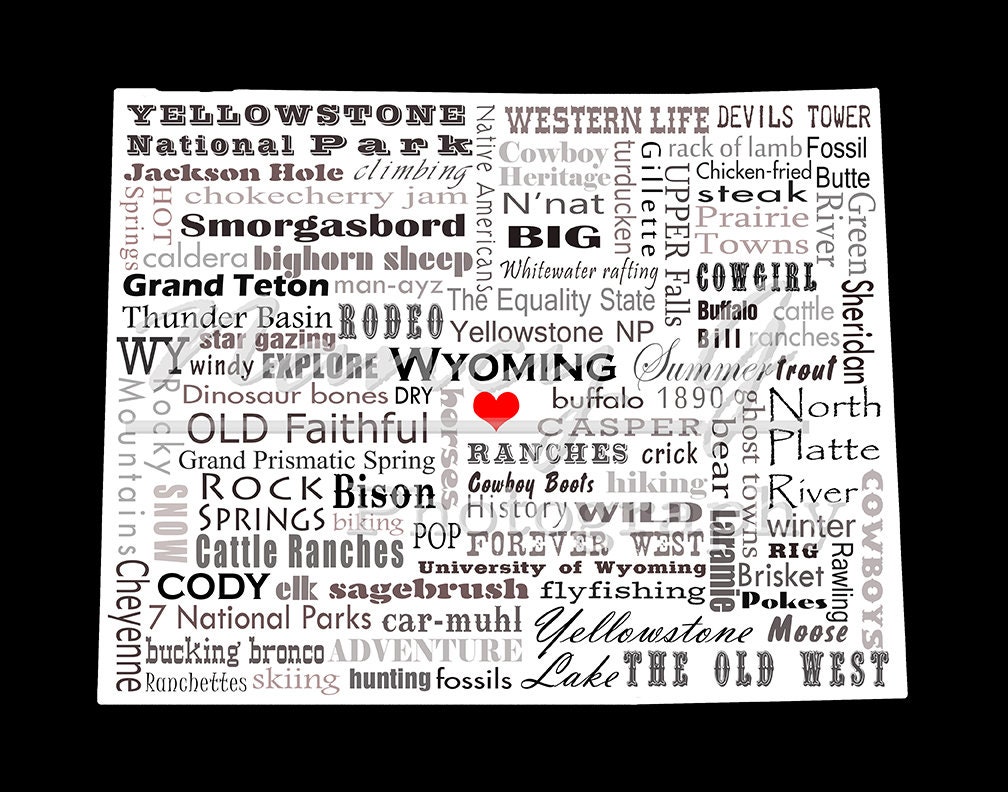 Colorado Word Art Typography Colorado Colorado Print - Etsy