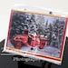 Vintage Firefighter, Santa Card, Fire Engine, 5"x7", Greeting Cards ...