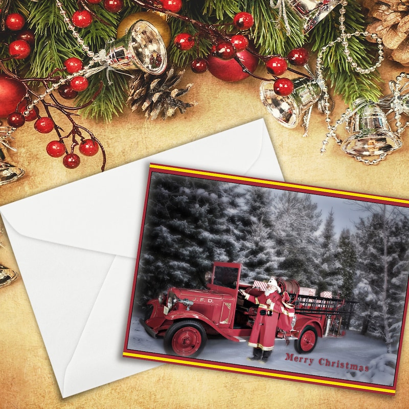 Fireman Santa - Etsy