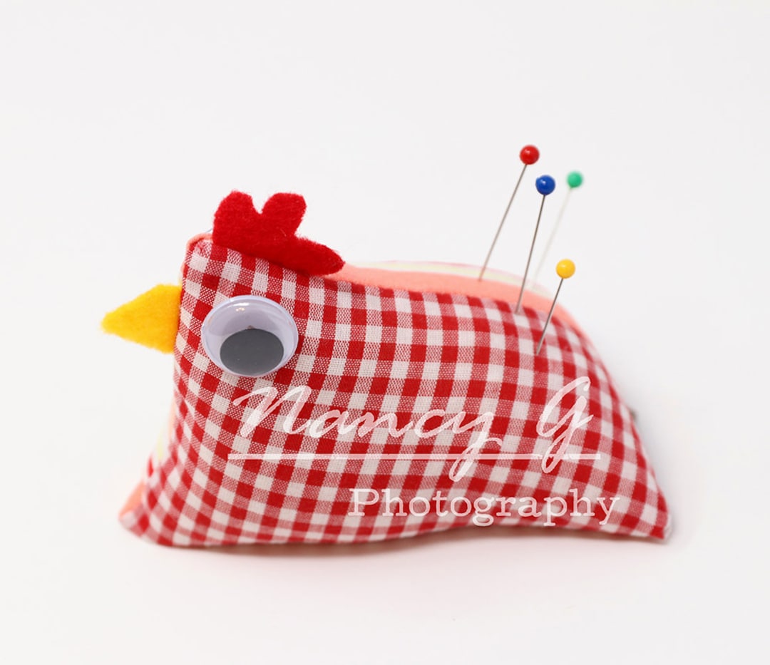Chicken Pin Cushions, Pin Cushion, Stuffed Rice Bag, Animal, Farm ...