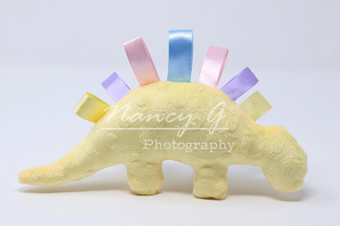 Stuffed Dinosaur, Comfort Toy, Ribbon Loops, Dino, Animal, Child Room ...