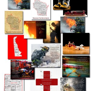 Firefighter Word Art, Fire Department, Typography, Firefighter Gift, FD ...
