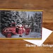 Vintage Firefighter, Santa Card, Fire Engine, 5"x7", Greeting Cards ...