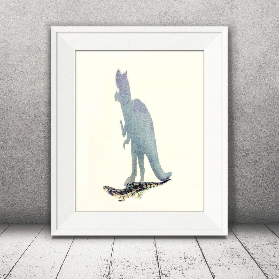 Dinosaurs Print, Trex Print, Tyrannosaurus Print, Dino Wall Art, Wall ...