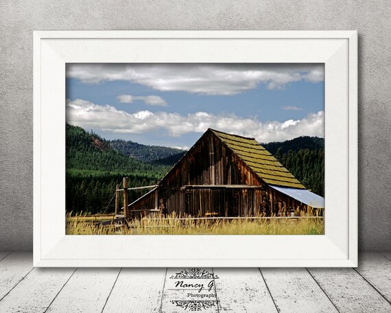 Rustic Ranch Print Barn Print Montana Western Print - Etsy España