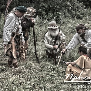 Fur Trappers Print, Vintage Print, Living Room Art, Historical Print ...