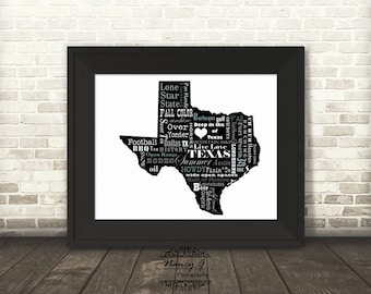 Washington State Slogans Wazzu Word Art Typography Map | Etsy