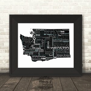 Washington State Slogans, Wazzu, Word Art, Typography, Map, Washington ...