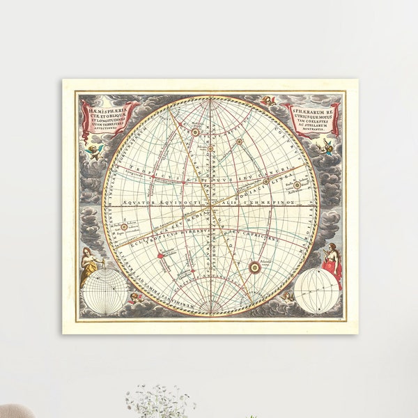 Antique Star Chart - Etsy