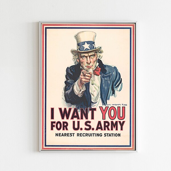 Original Uncle Sam Poster - Etsy