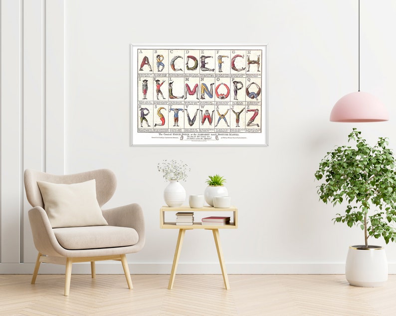 Comic Alphabet Letters 1782 - the Comical Hotch Potch, or the Alphabet ...