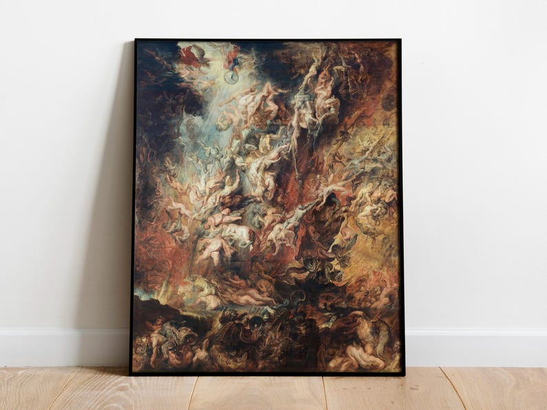 A Queda dos Condenados (1620), Visão Barroca do Inferno de Rubens, Arte ...