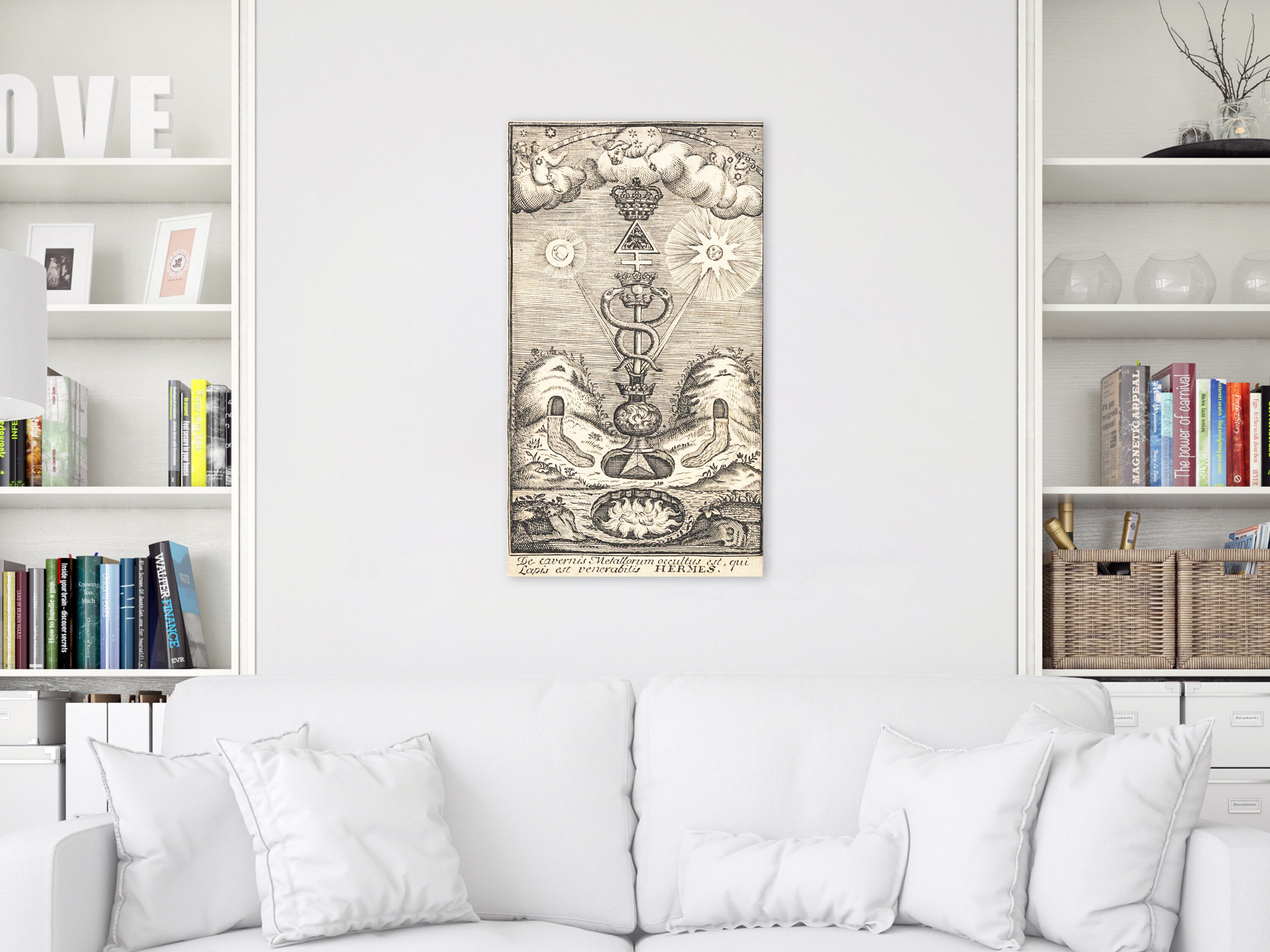 Alchemy Illustration 18th Century Old Hermetic Print Philosopher's ...