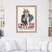 Uncle Sam Digital Print US Army Poster Drafting Wall Art Vintage ...