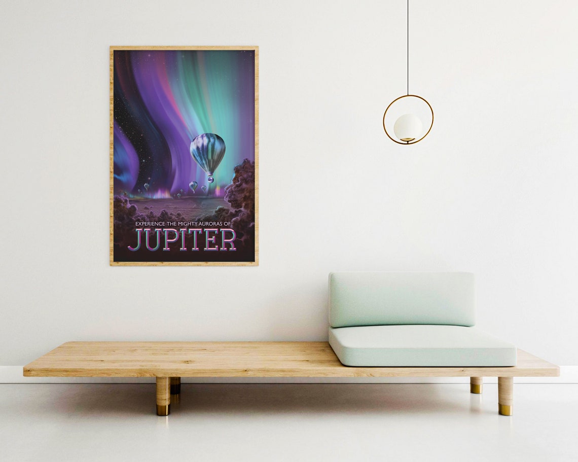 Nasa Posters Visit Jupiter Printable File Digital Wall | Etsy