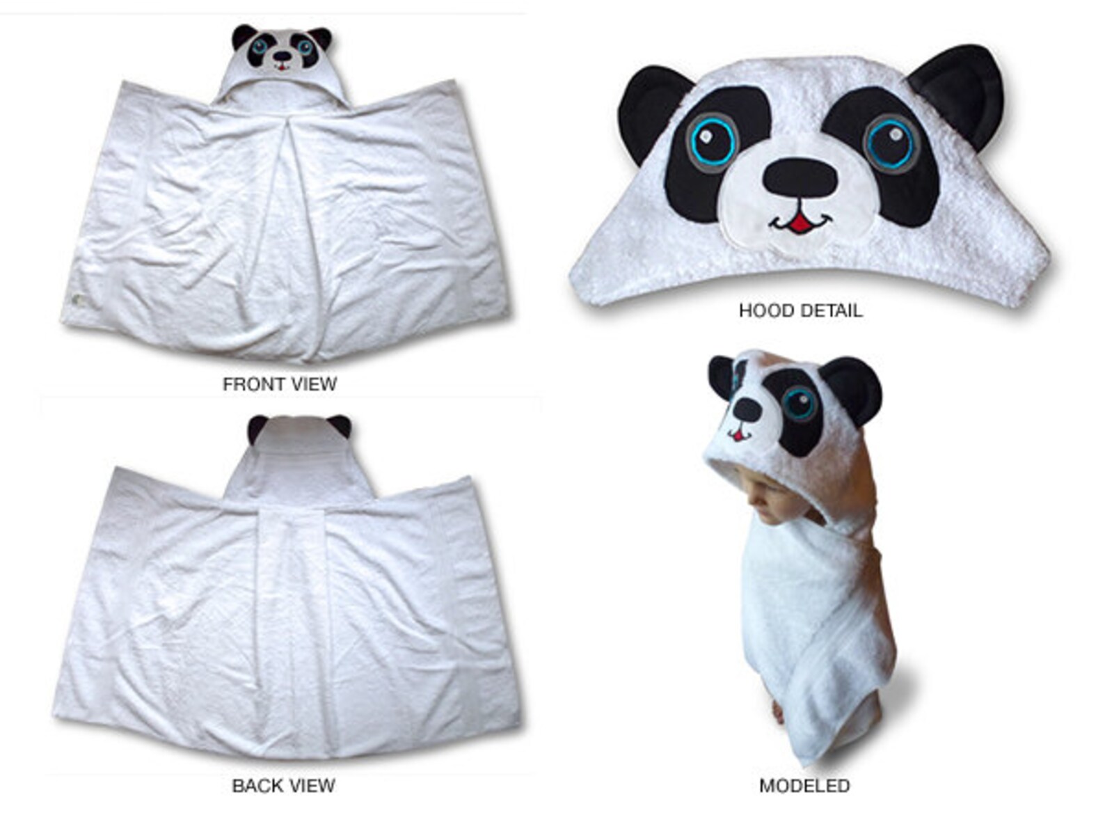 Panda Hooded Towel - Etsy