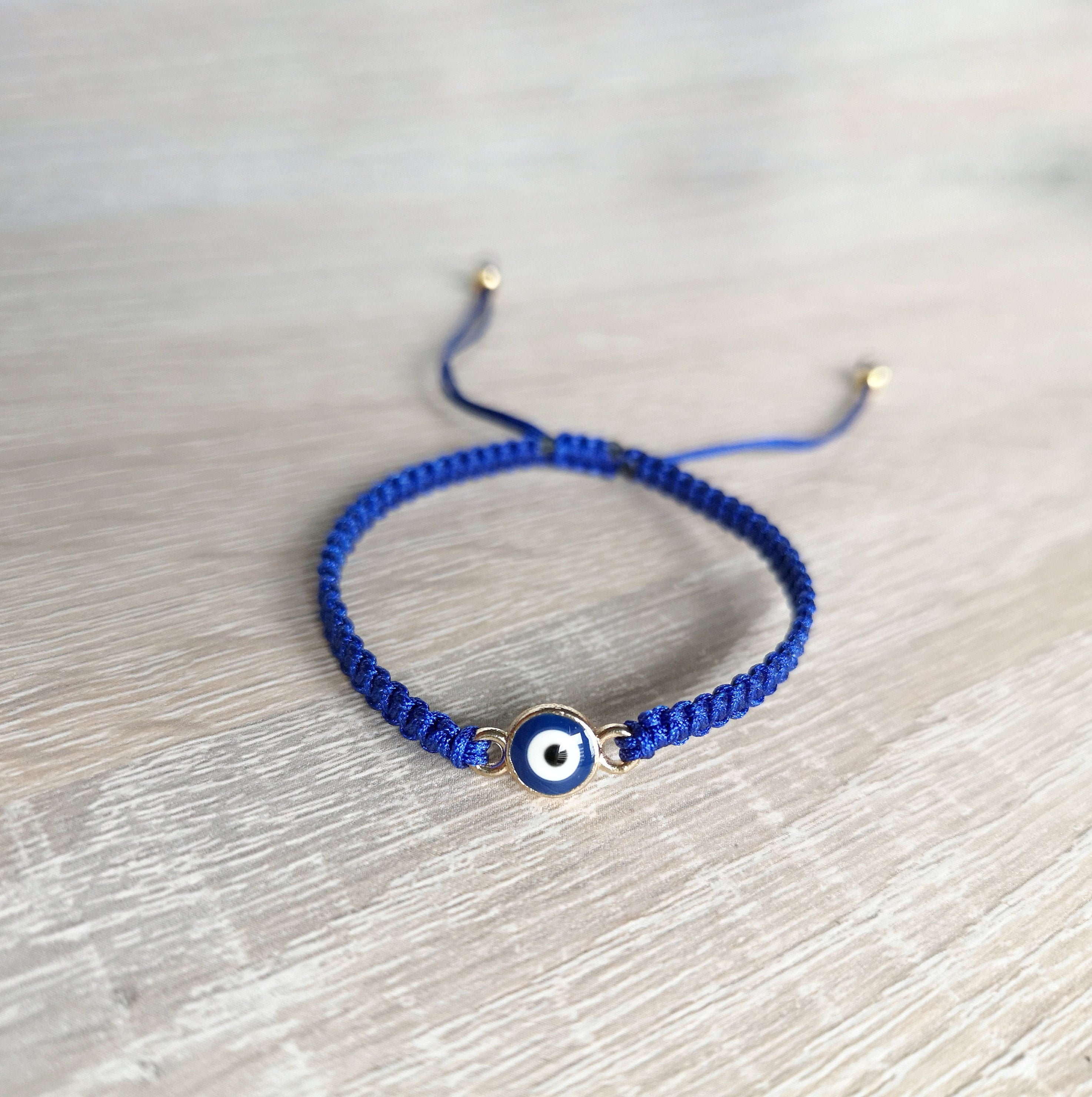 Blue Evil Eye Bracelet Greek Evil Eye Bracelet Nazar - Etsy