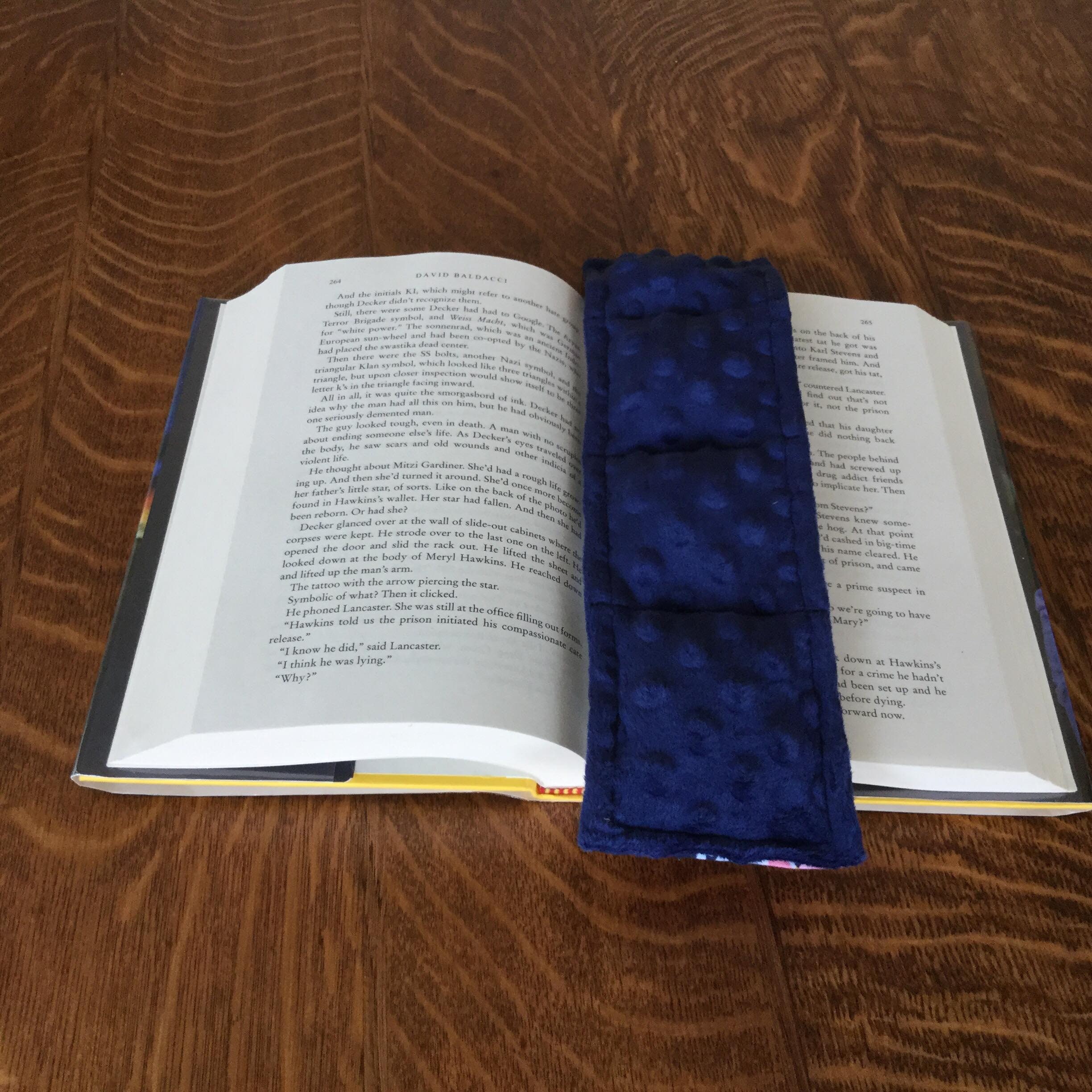 Weighted Fabric Bookmark Book Weight Page Holder Weighted | Etsy