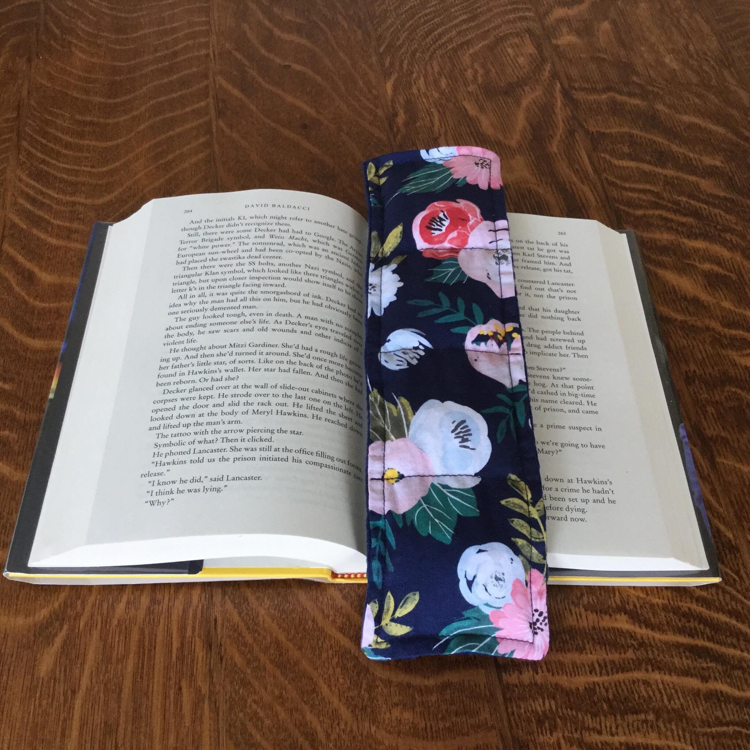 Weighted Fabric Bookmark Book Weight Page Holder Weighted | Etsy