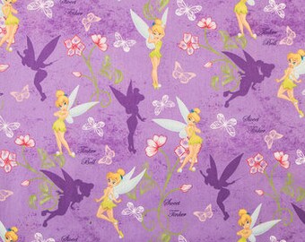 Tinker Bell Fabric - Etsy