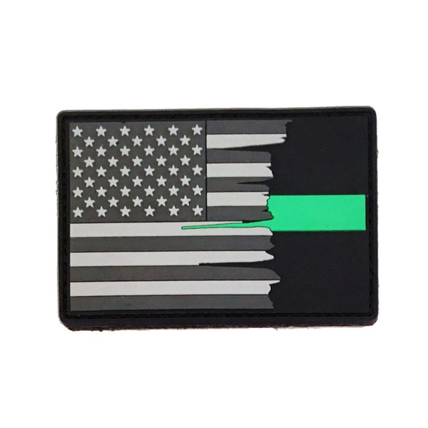 Green Line Patch - Etsy