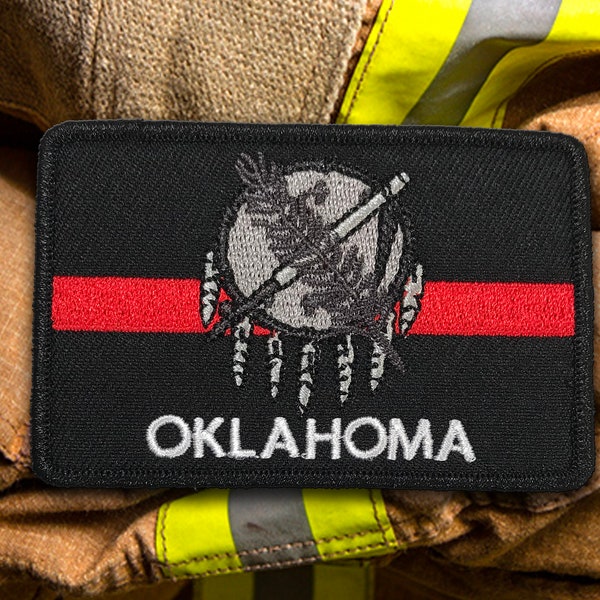 Oklahoma Flag Patch - Etsy