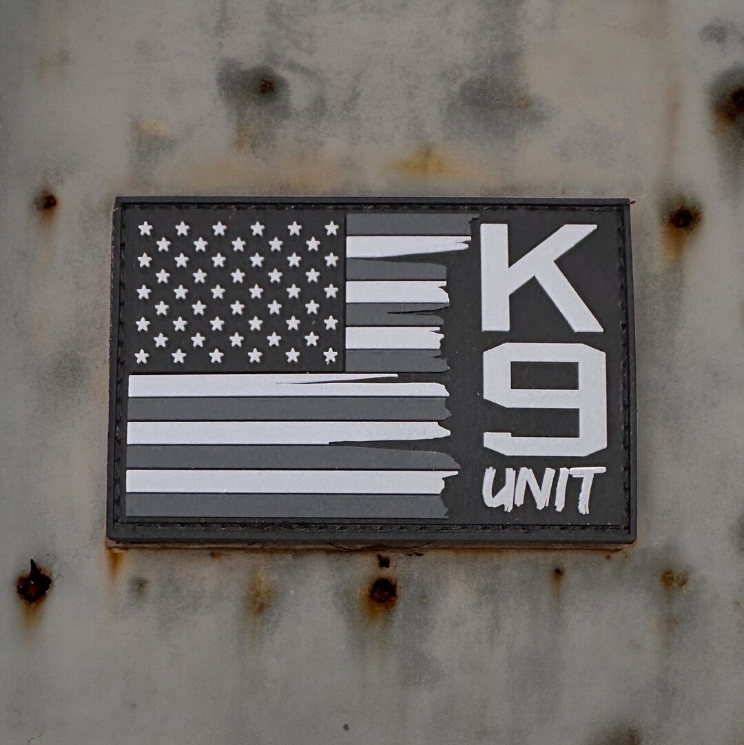 Subdued American Flag K9 Unit Morale PVC Patch - Etsy