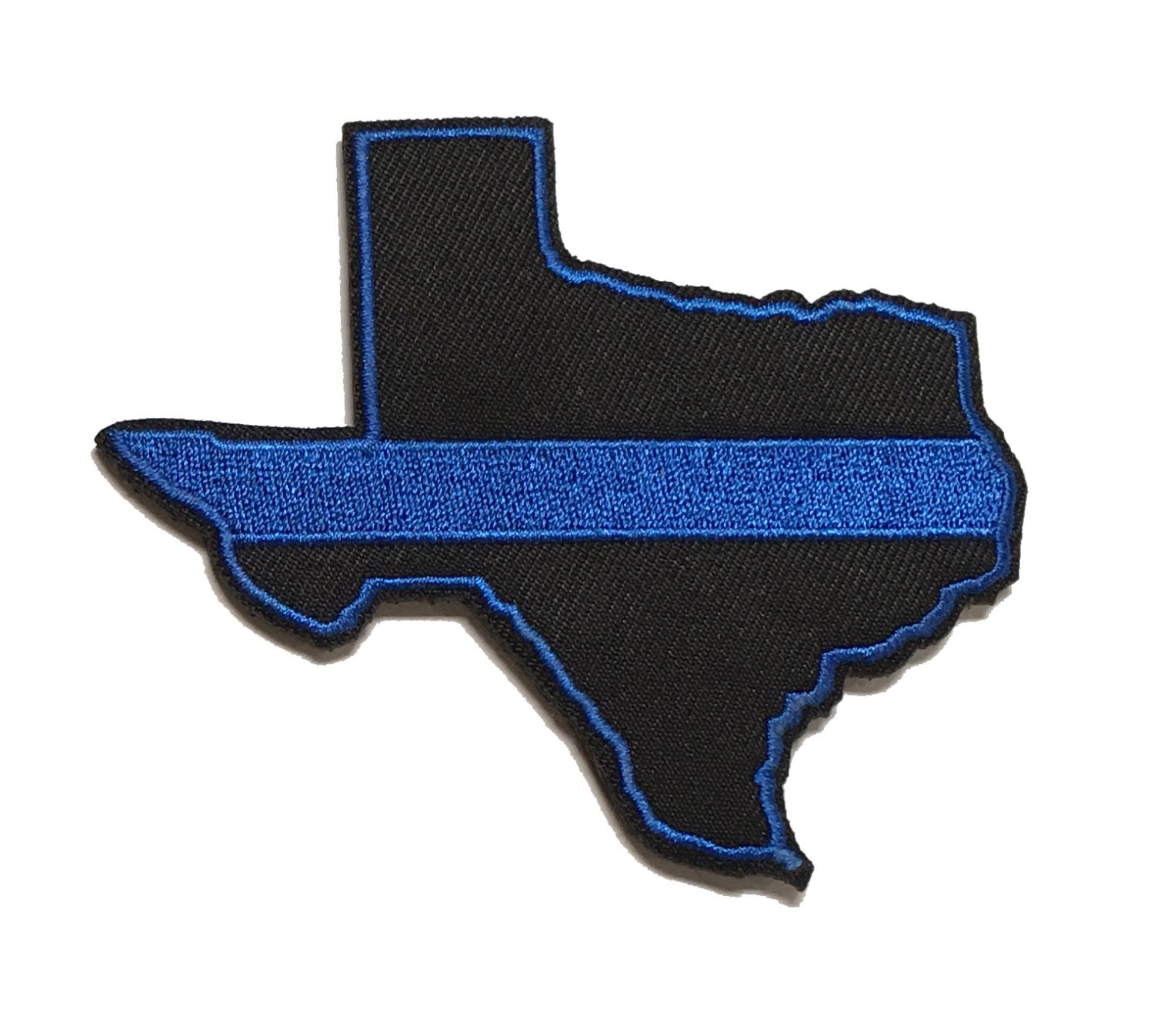 Thin Blue Line State of TEXAS Patch for Law Enforcement | Etsy