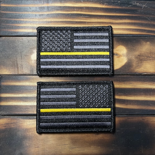 Thin Yellow Line Dispatcher Punisher Skull USA American Flag - Etsy