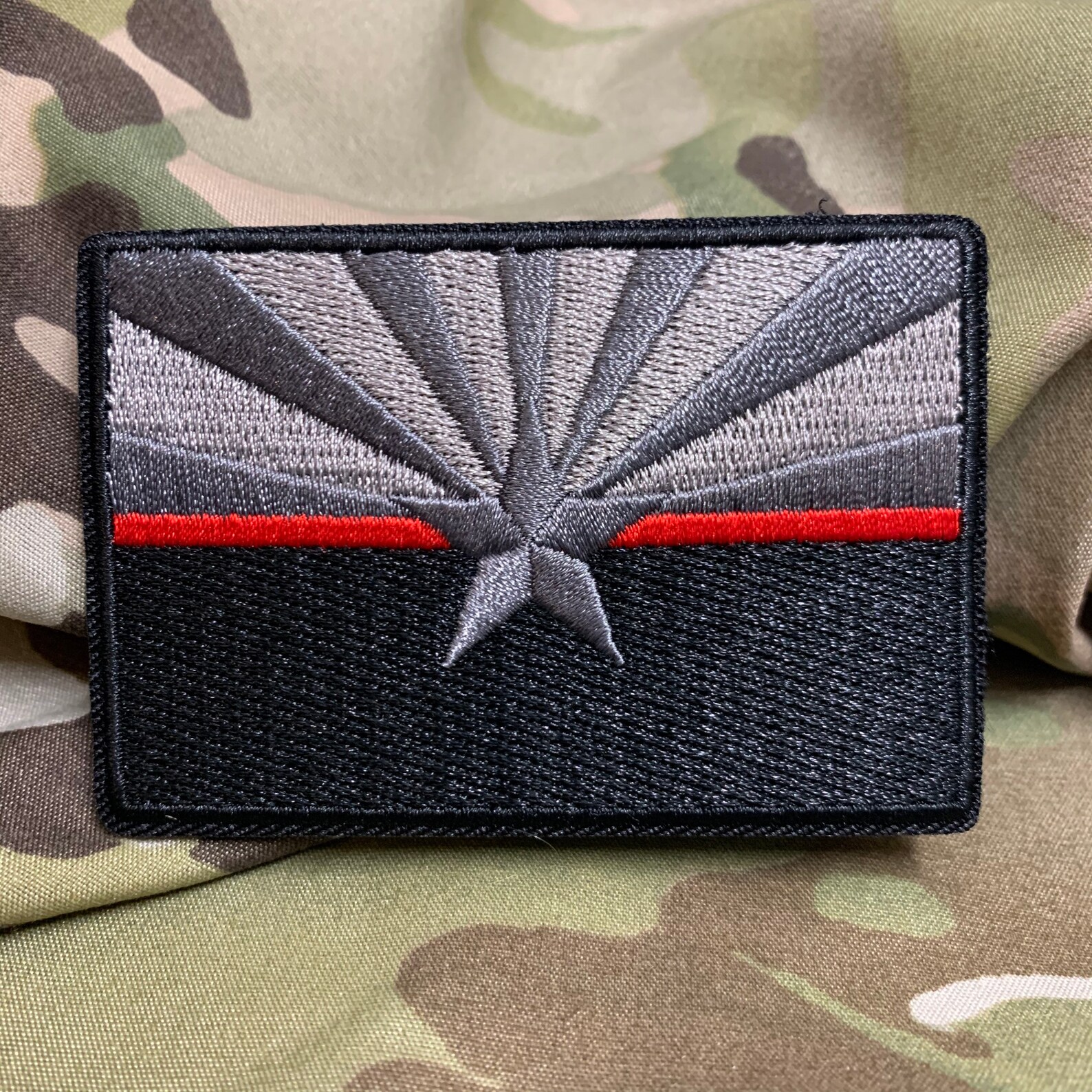 Subdued Thin Red Line ARIZONA State Flag Patch - Etsy Israel