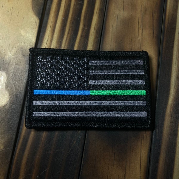 Wooden Thin Blue Line Flag - Etsy