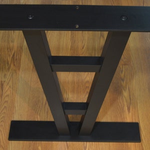V Pedestal Metal Table Legs Custom Table Legs for Dining Room Table and ...