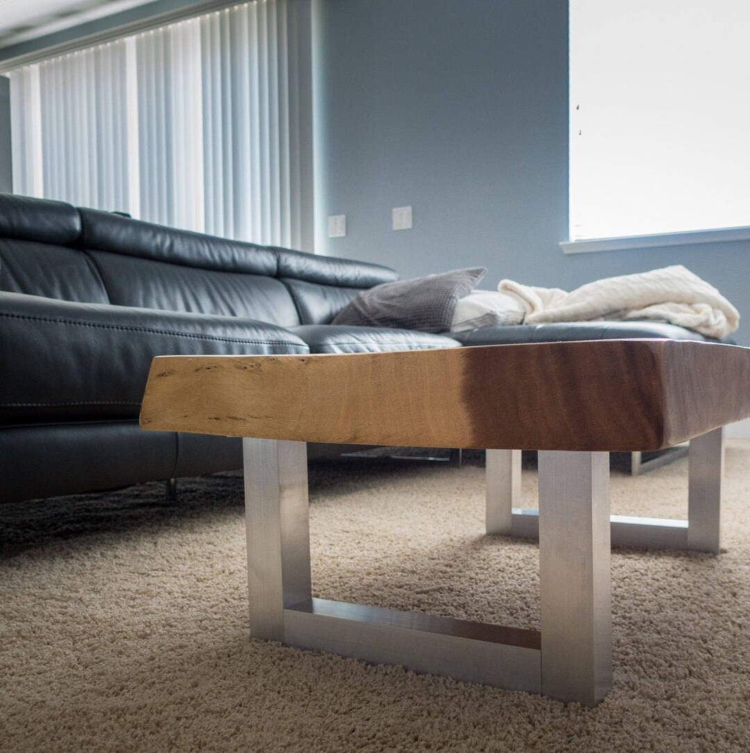 U Shaped Metal Table Legs: 2" Aluminum DIY Set - Etsy