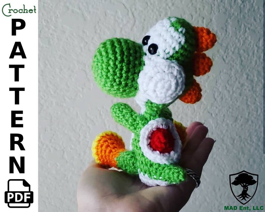 Pattern Yoshi Amigurumi Pattern Yoshi's Woolly World - Etsy