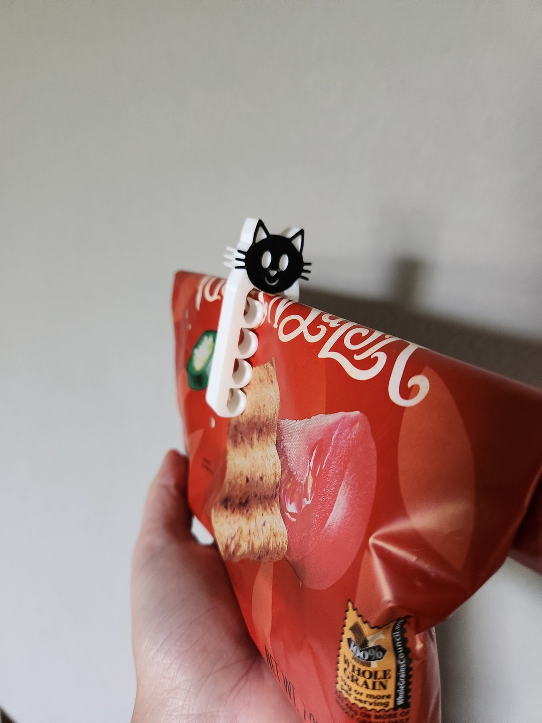 Kitty Cat Chip Clip, Cute 3D Printed Novelty Chip Bag Closure - Set of ...