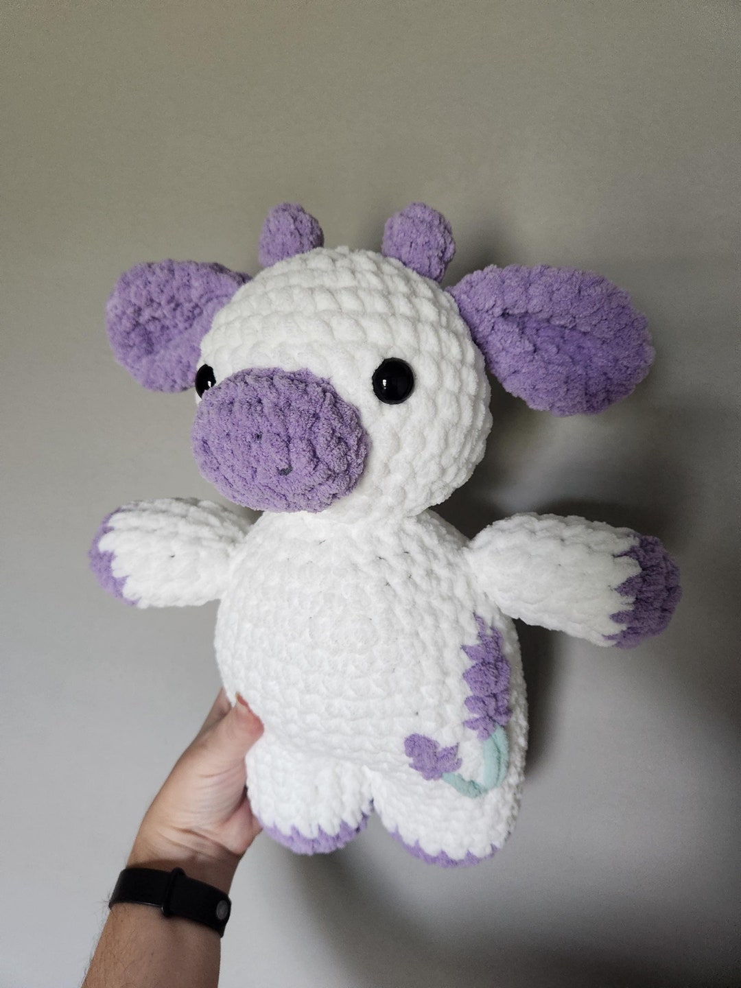 EXTRA LARGE Cow Plushie, Farm Animal Crochet Stuffed Animal - Etsy