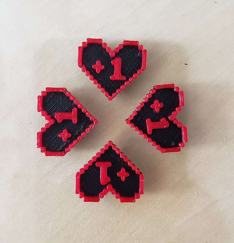 Boss Monster Counter Token, +1 Counter, 8-bit Game Coin - Set of 4 - Etsy