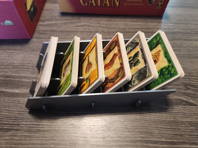Settlers of Catan Card Holder: Collapsible 3D Printed Resource ...