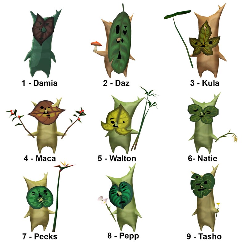 Korok Amigurumi Crochet Plushie Legend of Zelda Breath of the - Etsy