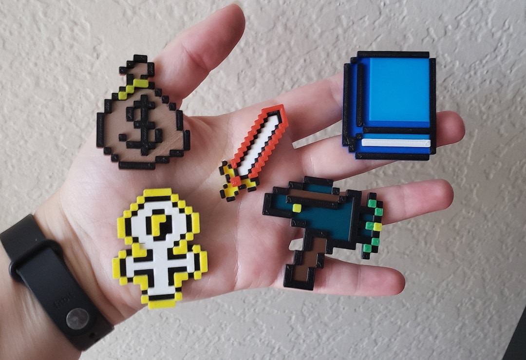 Boss Monster Class Icons, 8-bit Game Token - Etsy