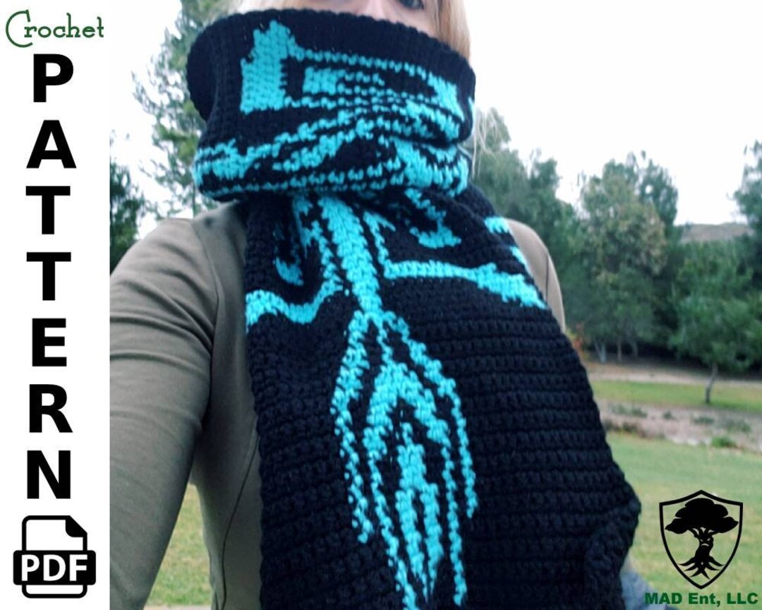 Pattern Midna Inspired Scarf, Legend of Zelda Twilight Princess Crochet ...
