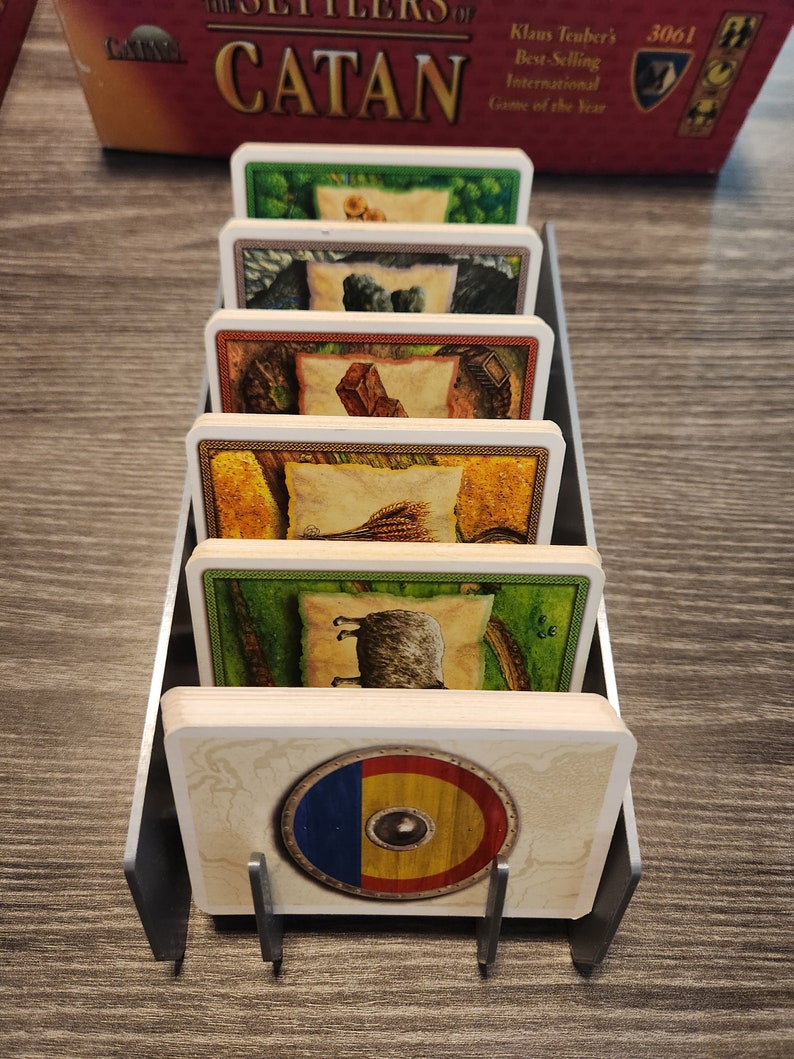 Settlers of Catan Card Holder: Collapsible 3D Printed Resource ...