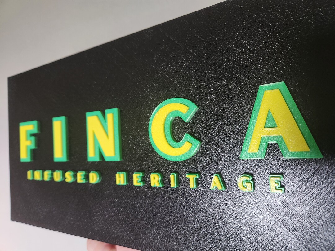 EXTRA LARGE Personalized 3D Printed Company Logo, Custom Sign - Etsy