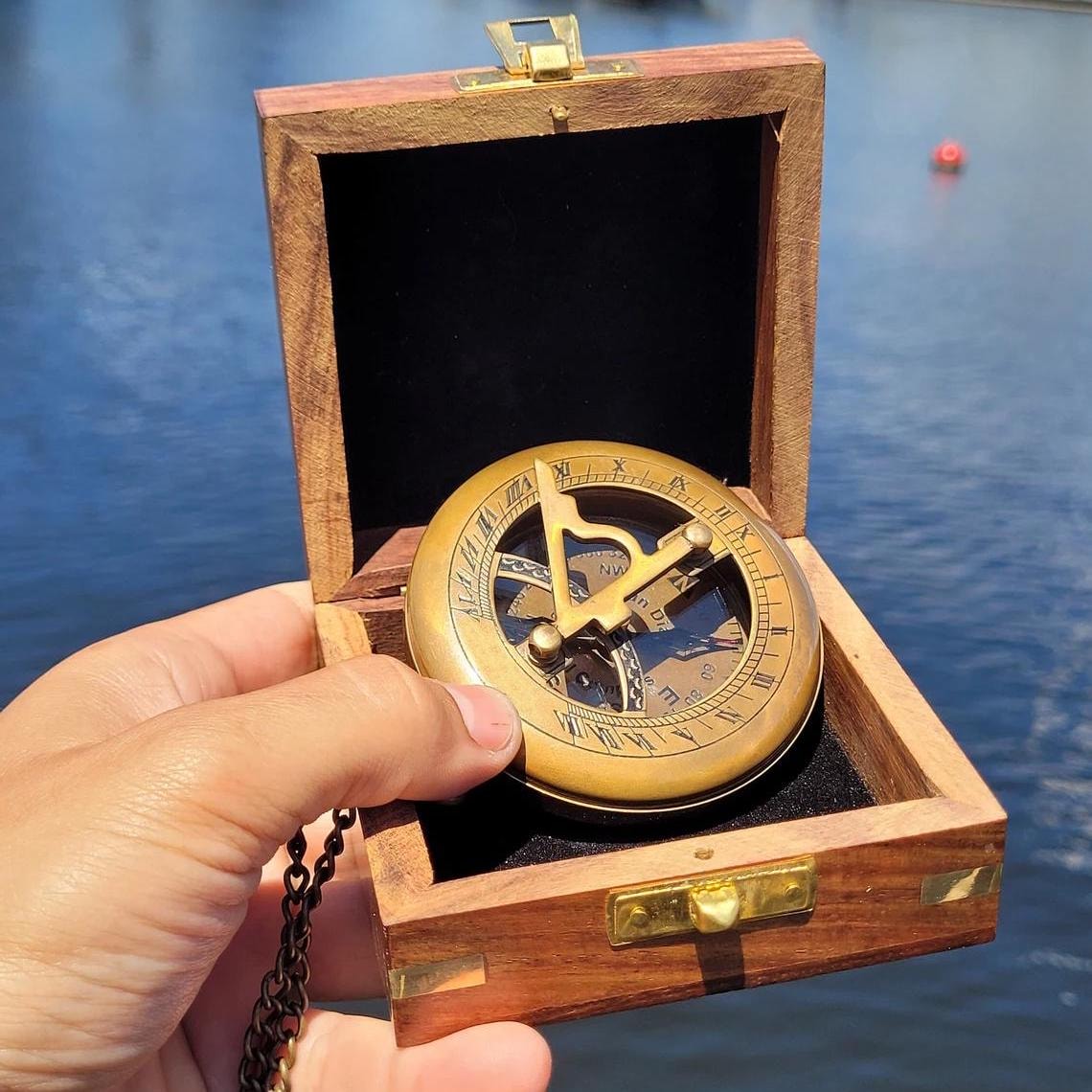TO MY SON Compass, Sundial Compass, Personalized Compass, Birthday Gift ...